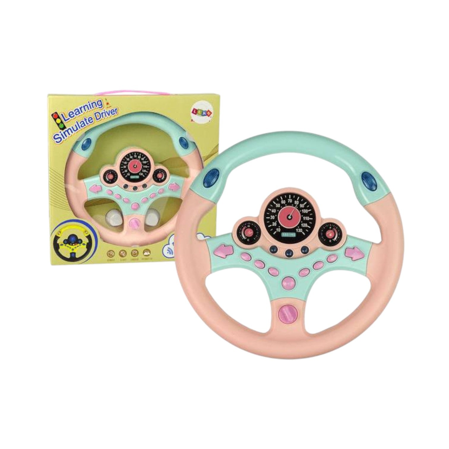 Kids Driving Steering Wheel Toy – Realistic Driving Experience – AS ...
